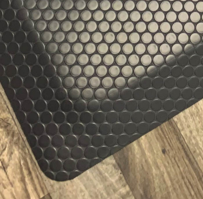 Coin Top Salon Mats - Circle Pattern Salon Mats | American Floor Mats