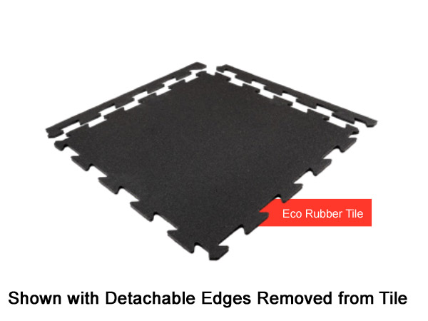 Eco Rubber Tiles are Rubber Flooring Tile Sets by American Floor Mats