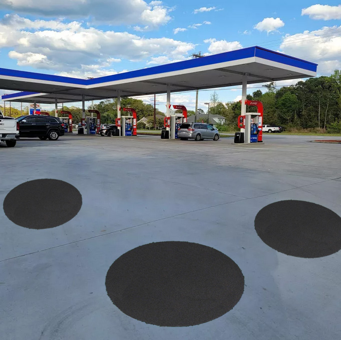 Gas Station Manhole Cover Rubber Mats are Access Port Hatch Mats ...
