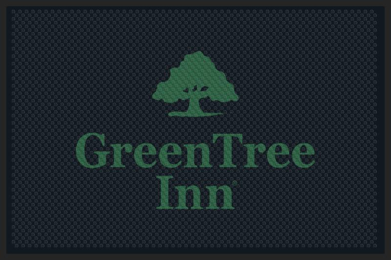 GreenTree Inn Rubber Logo Mats are Rubber Logo Mats by American Floor Mats