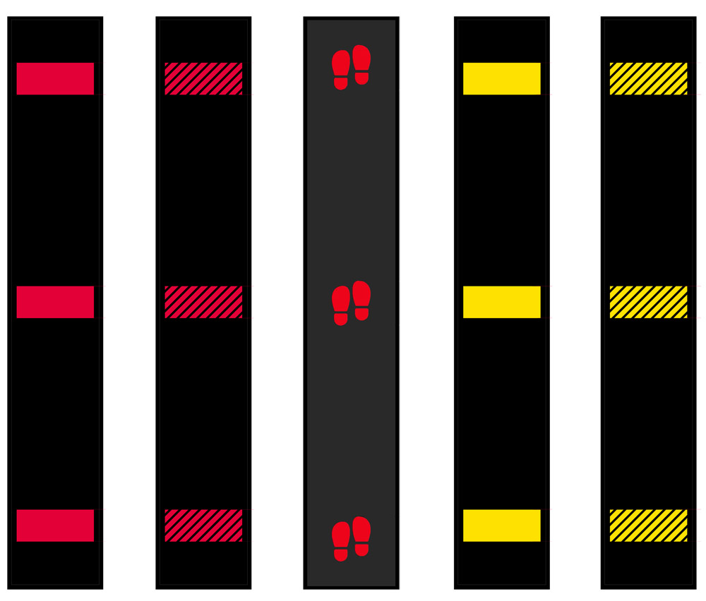 Keep Your Distance Runner Mats are Social Distancing Mats by American ...