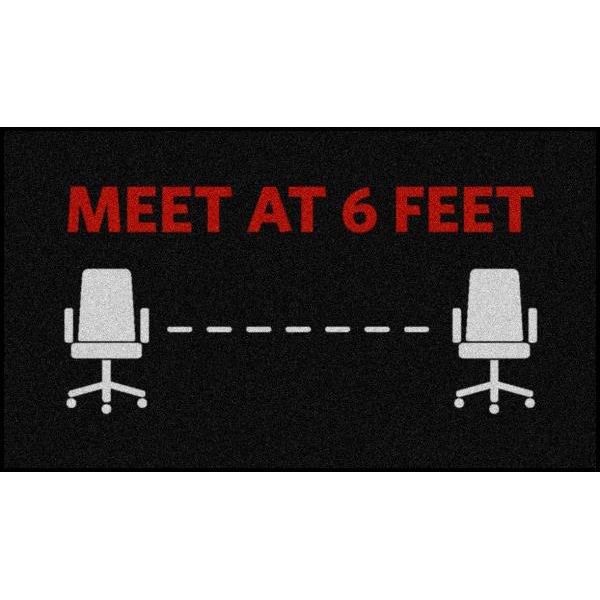 Office Social Distancing Floor Mats are essential business mats by ...