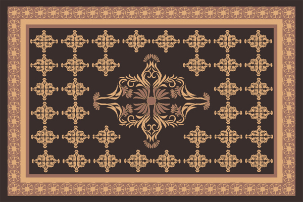 Designer Persian Mats are Contemporary Entrance Mats by American Floor Mats