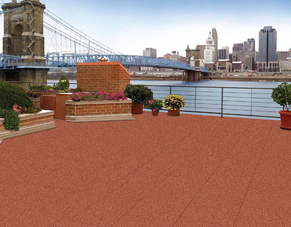 RecSafe Rooftop Rubber Paver Tiles are Rubber Roof Paver Tiles by ...