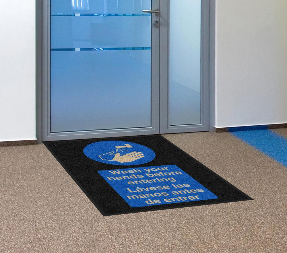 Wash Your Hands Floor Mats are Wash Hands Floor Signs