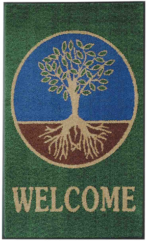 Natural Welcome Mats are Welcome Rugs by American Floor Mats