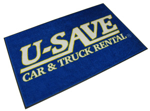 U-SAVE Logo Floor Mats by American Floor Mats