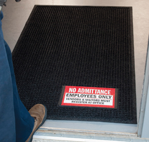 Waterhog Sign Mats are Waterhog Message Mats by American Floor Mats